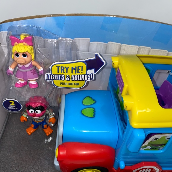JUST PLAY | Toys | Disney Junior Muppet Babies Friendship School Bus ...
